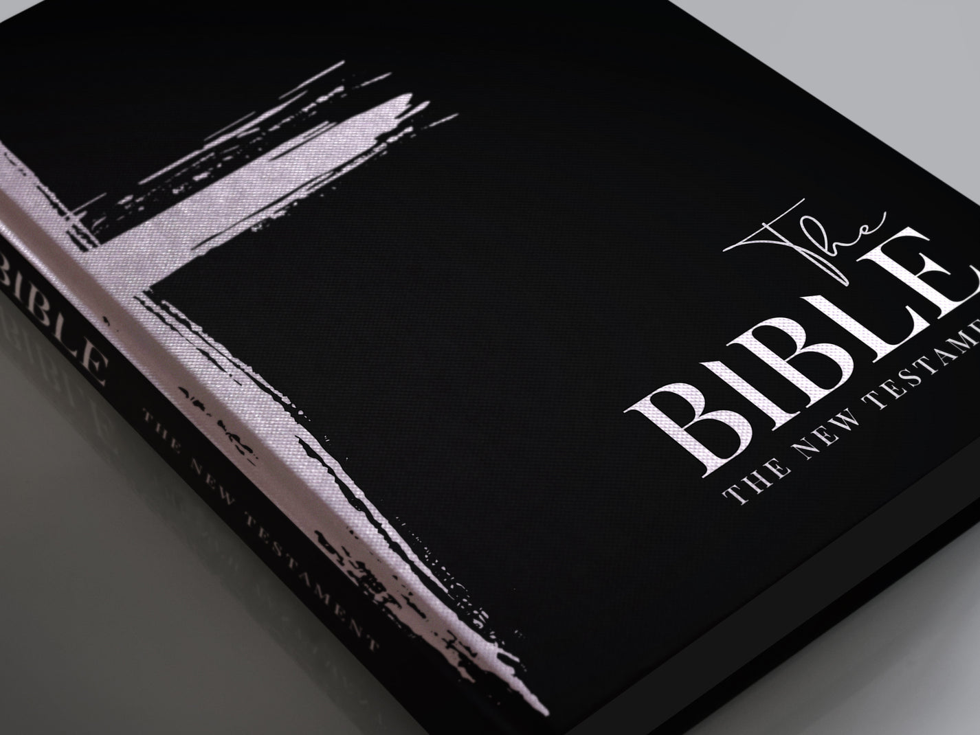 Linen Edition The Bible on Black Paper – MONOCHROME BIBLE